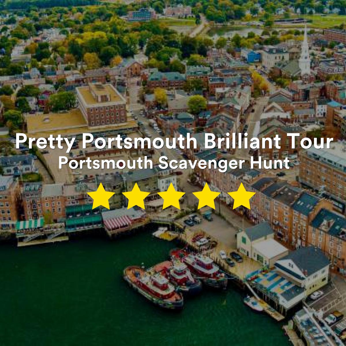 Portsmouth New Hampshire Scavenger Hunt: Pretty Portsmouth Brilliant Tour