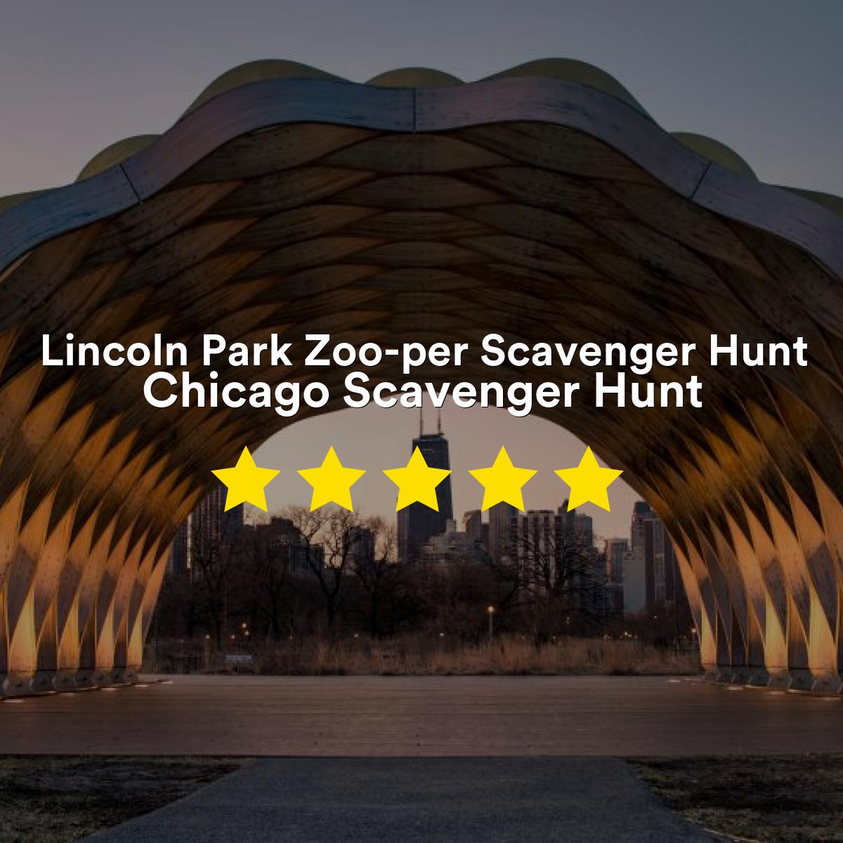 Lincoln Park Zoo Scavenger Hunt: Lincoln Park Zoo-per Scavenger Hunt