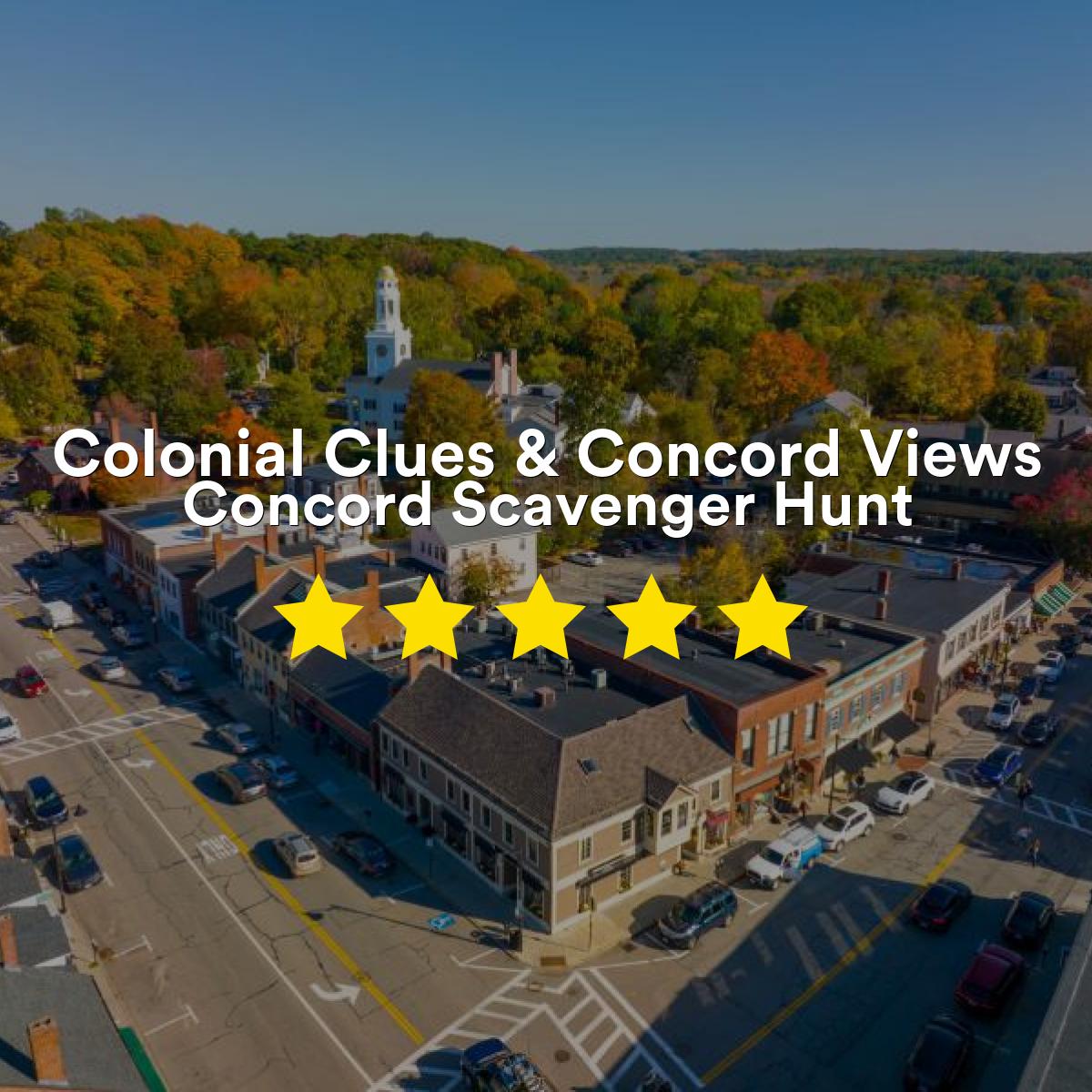 American Mile Scavenger Hunt: Colonial Clues & Concord Views