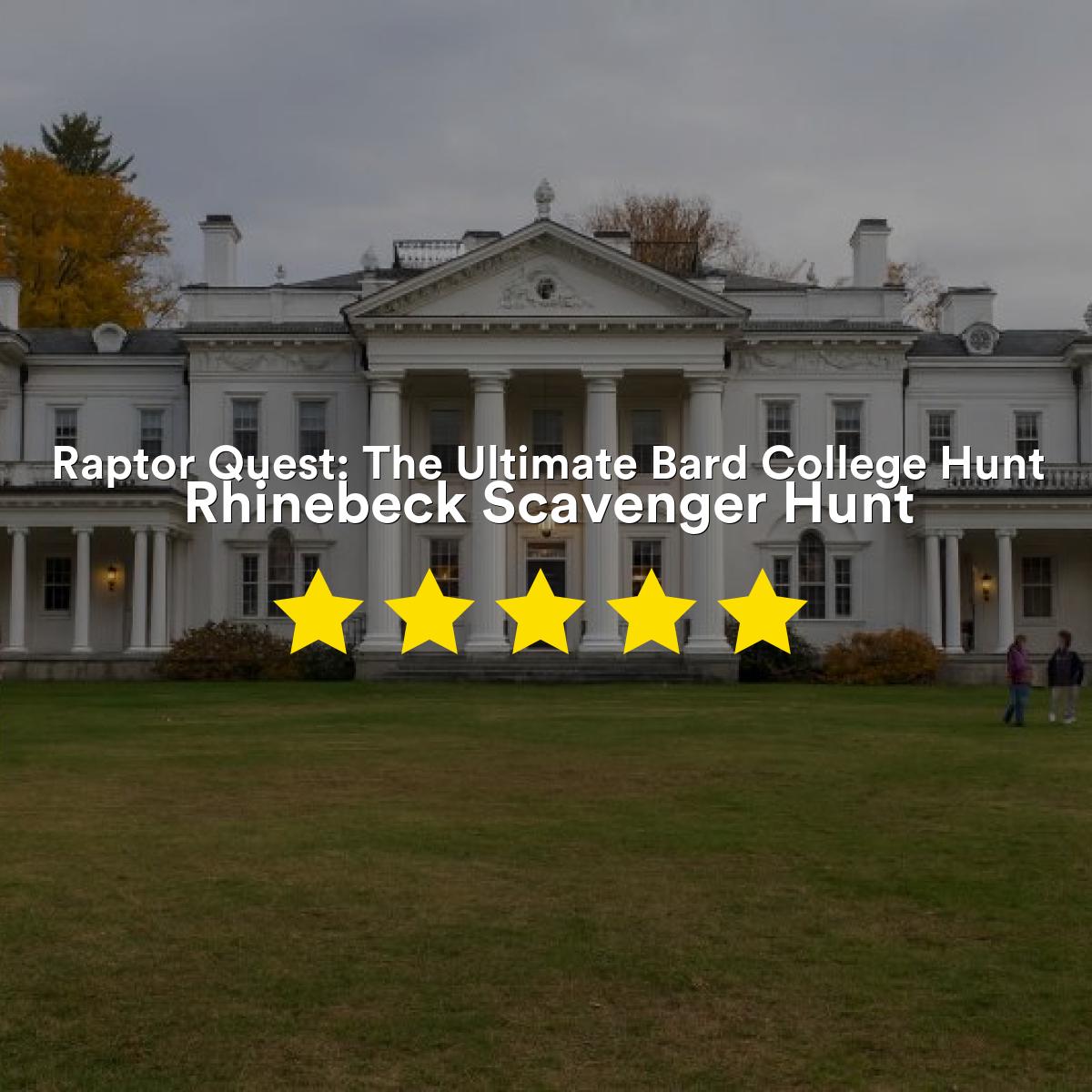Bard College Scavenger Hunt: Raptor Quest: The Ultimate Bard College Hunt