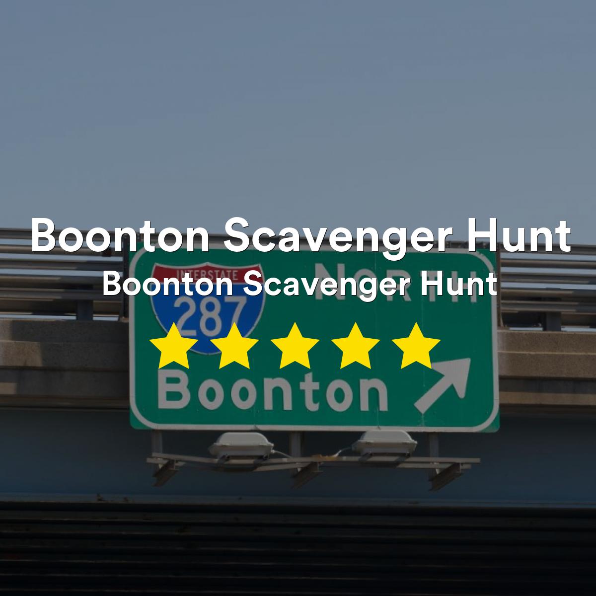 Boonton Team Building Scavenger Hunt Activities
