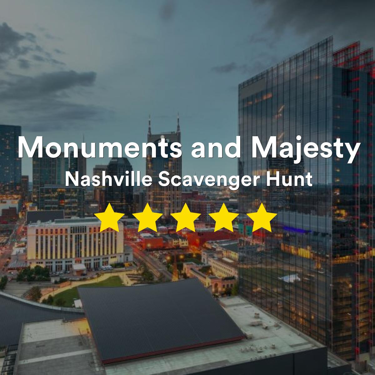 Nashville Tennessee Centennial Park Scavenger Hunt: Monuments and Majesty
