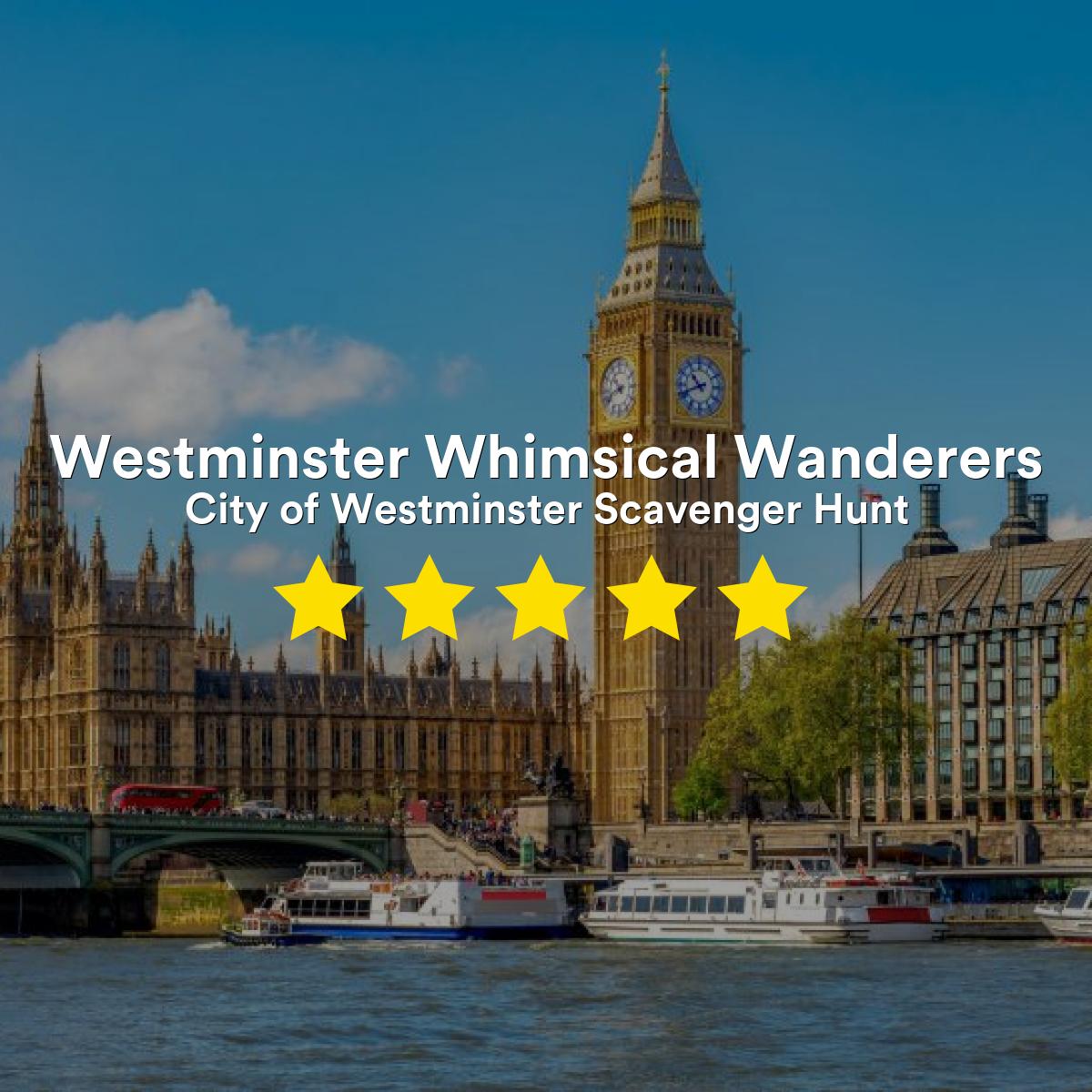 City of Westminster Team Building Scavenger Hunt Activities
