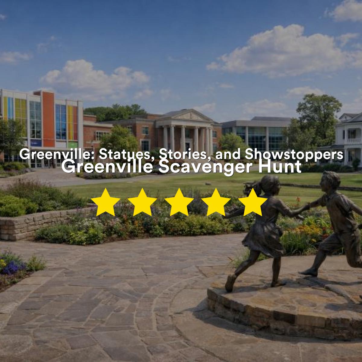 Greenville South Carolina Downtown Scavenger Hunt: Greenville: Statues ...