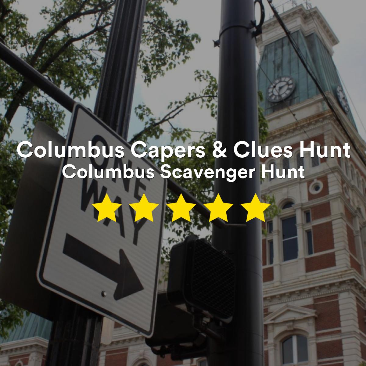 Columbus Indiana Scavenger Hunt: Columbus Capers & Clues Hunt