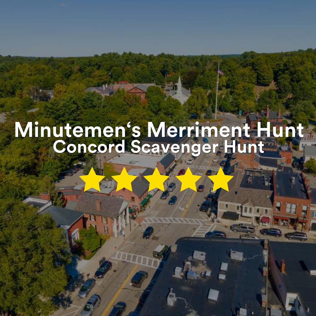 Concord Massachusetts Scavenger Hunt: Minutemen‘s Merriment Hunt