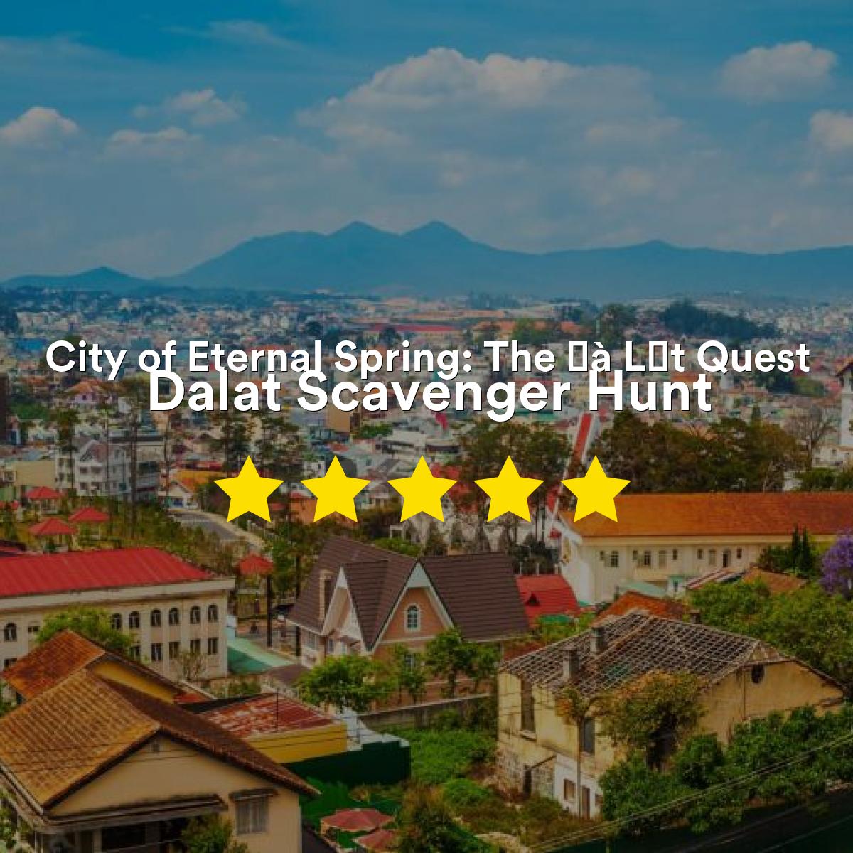 Dalat Team Building Scavenger Hunt Activities | Let's Roam