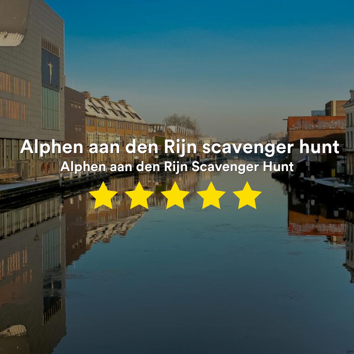 Alphen aan den Rijn Scavenger Hunt: Alphen aan den Rijn scavenger hunt