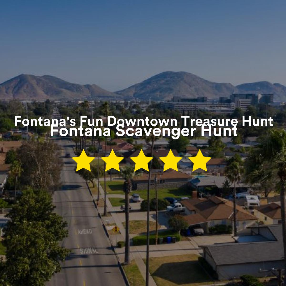 Fontana Team Building Scavenger Hunt Activities