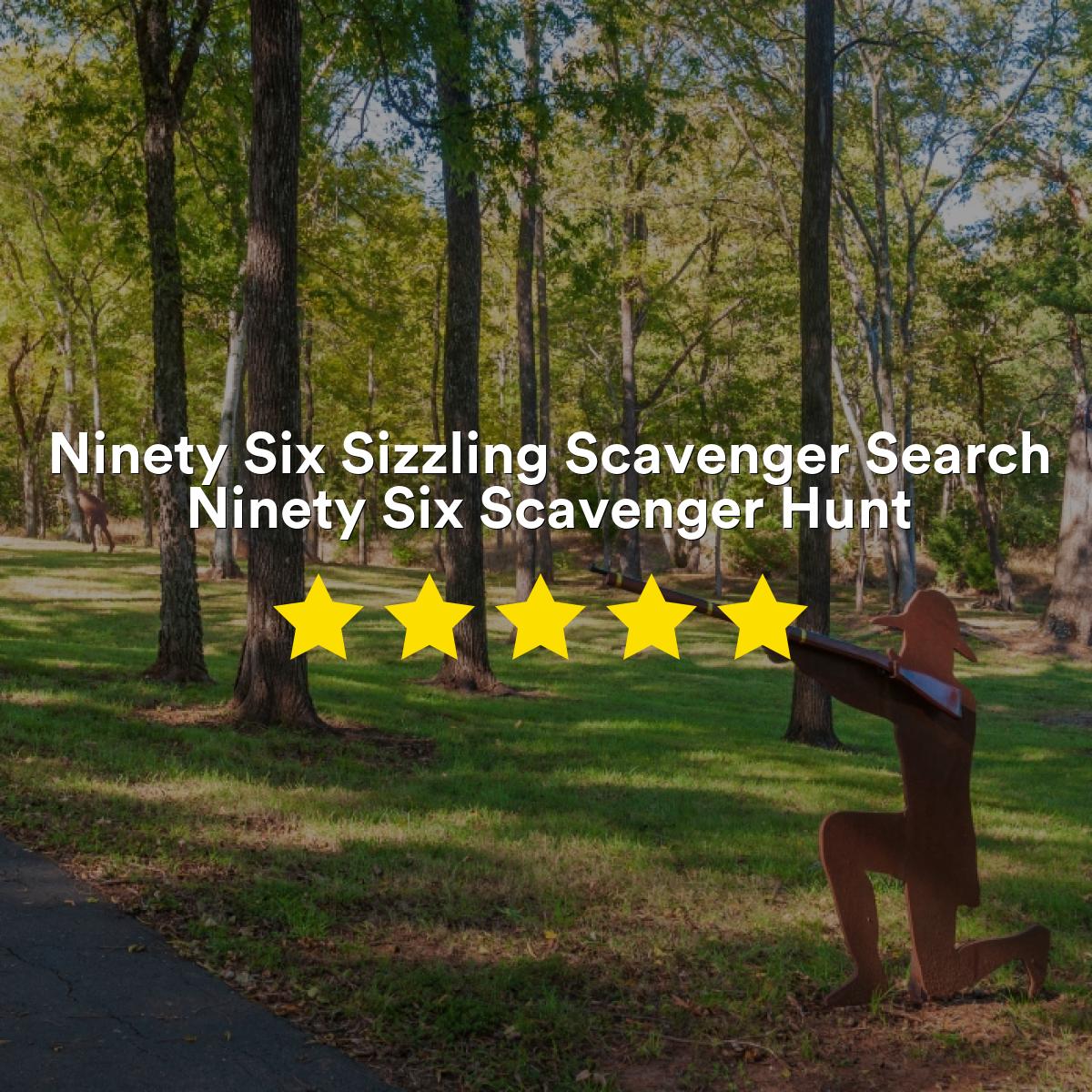 Ninety Six Team Building Scavenger Hunt Activities