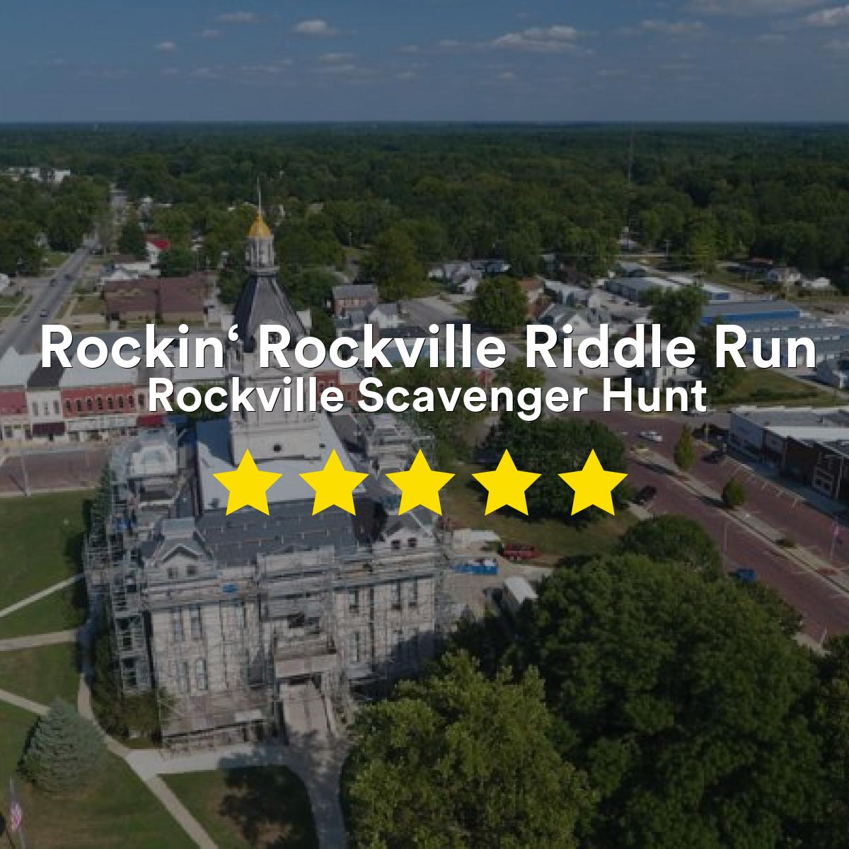 Rockville Indiana Scavenger Hunt: Rockin‘ Rockville Riddle Run