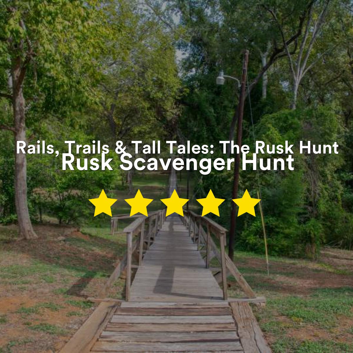 Rusk Team Building Scavenger Hunt Activities | Let's Roam