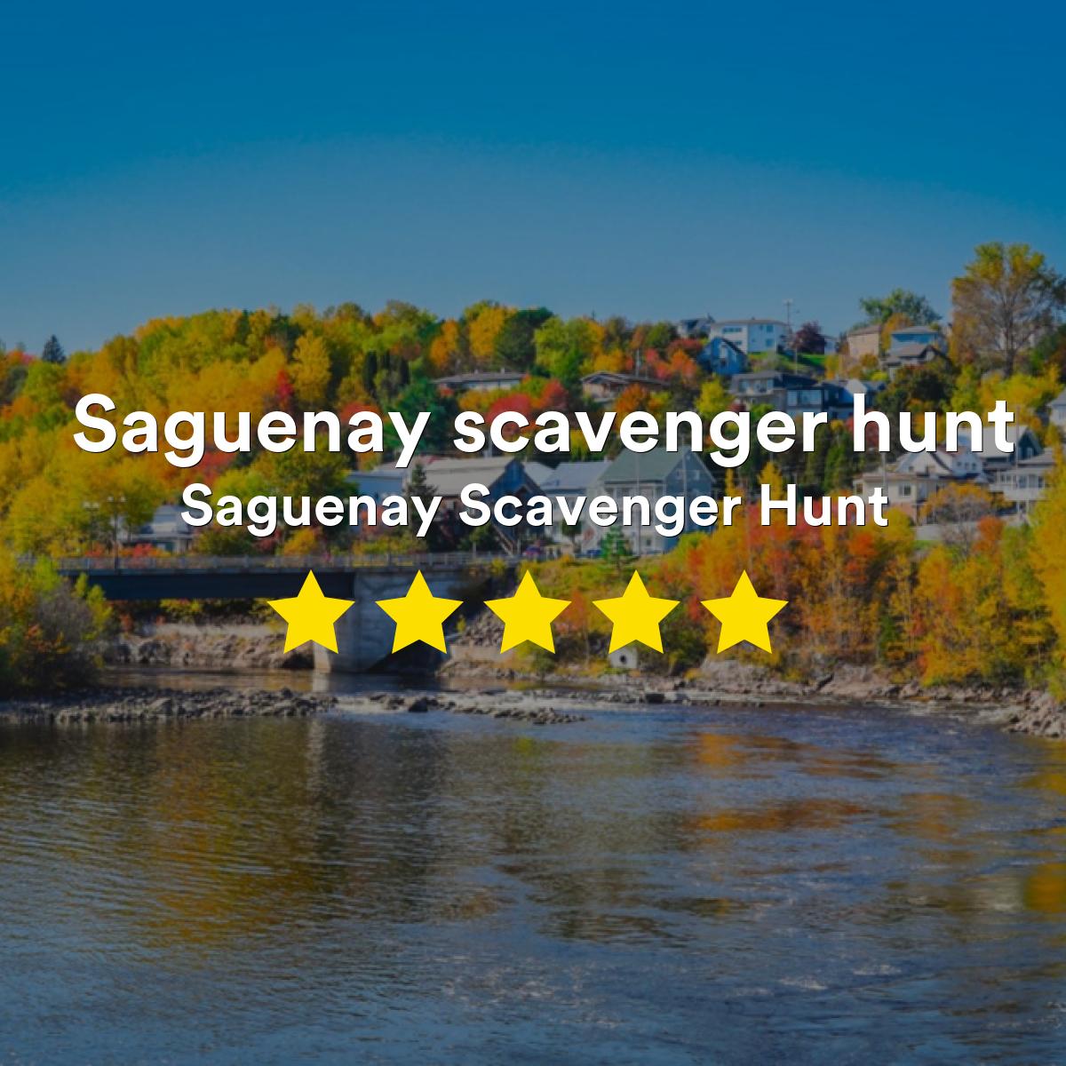 Saguenay Team Building Scavenger Hunt Activities