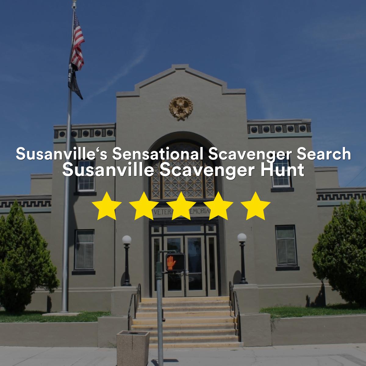 Susanville Team Building Scavenger Hunt Activities
