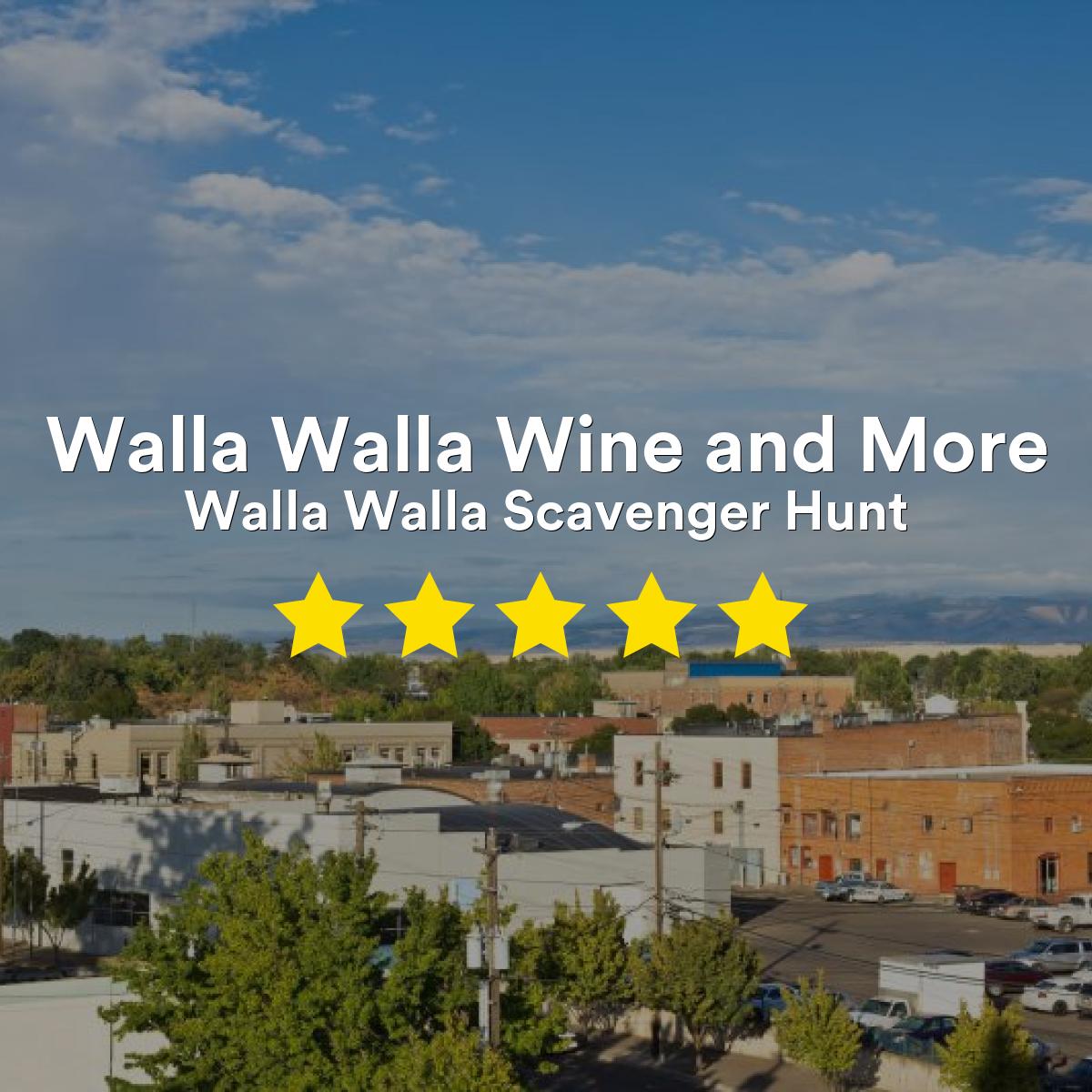 Walla Walla Team Building Scavenger Hunt Activities