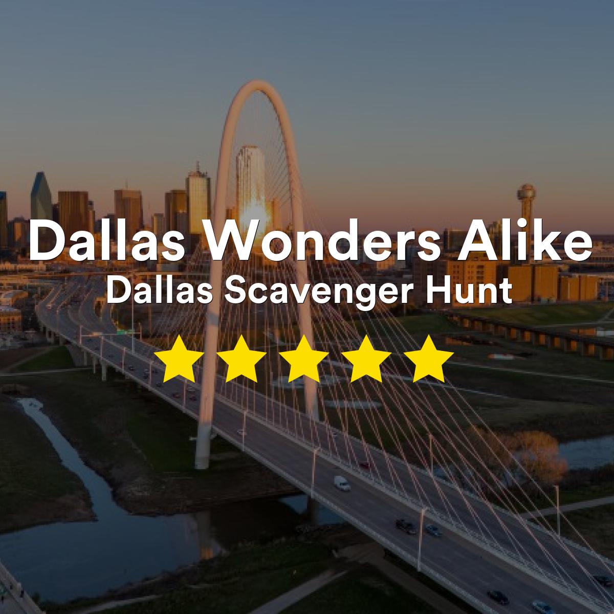 Commerce St Scavenger Hunt: Dallas Wonders Alike