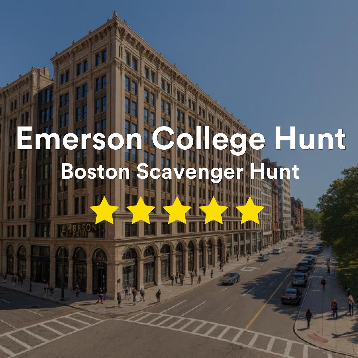 Emerson College Scavenger Hunt: Emerson College Hunt