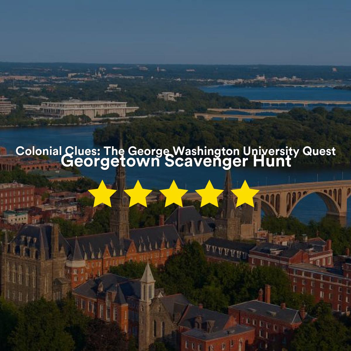 George Washington University Scavenger Hunt: Colonial Clues: The George ...