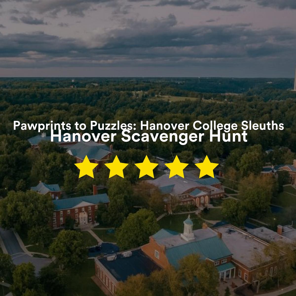Hanover College Scavenger Hunt: Pawprints to Puzzles: Hanover College ...