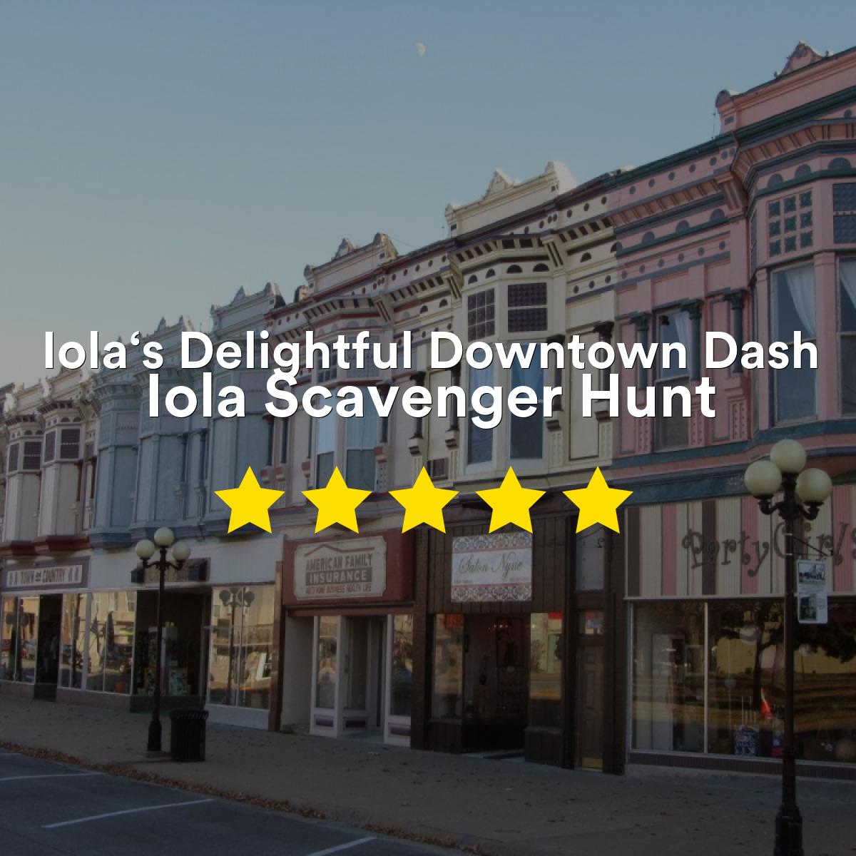 Iola Kansas Scavenger Hunt: Iola‘s Delightful Downtown Dash