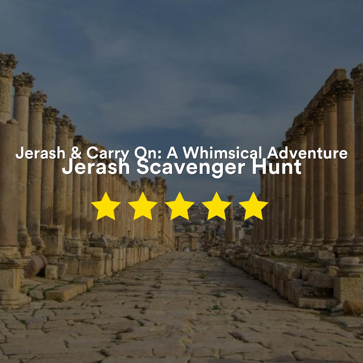 Jerash Team Building Scavenger Hunt Activities | Let's Roam