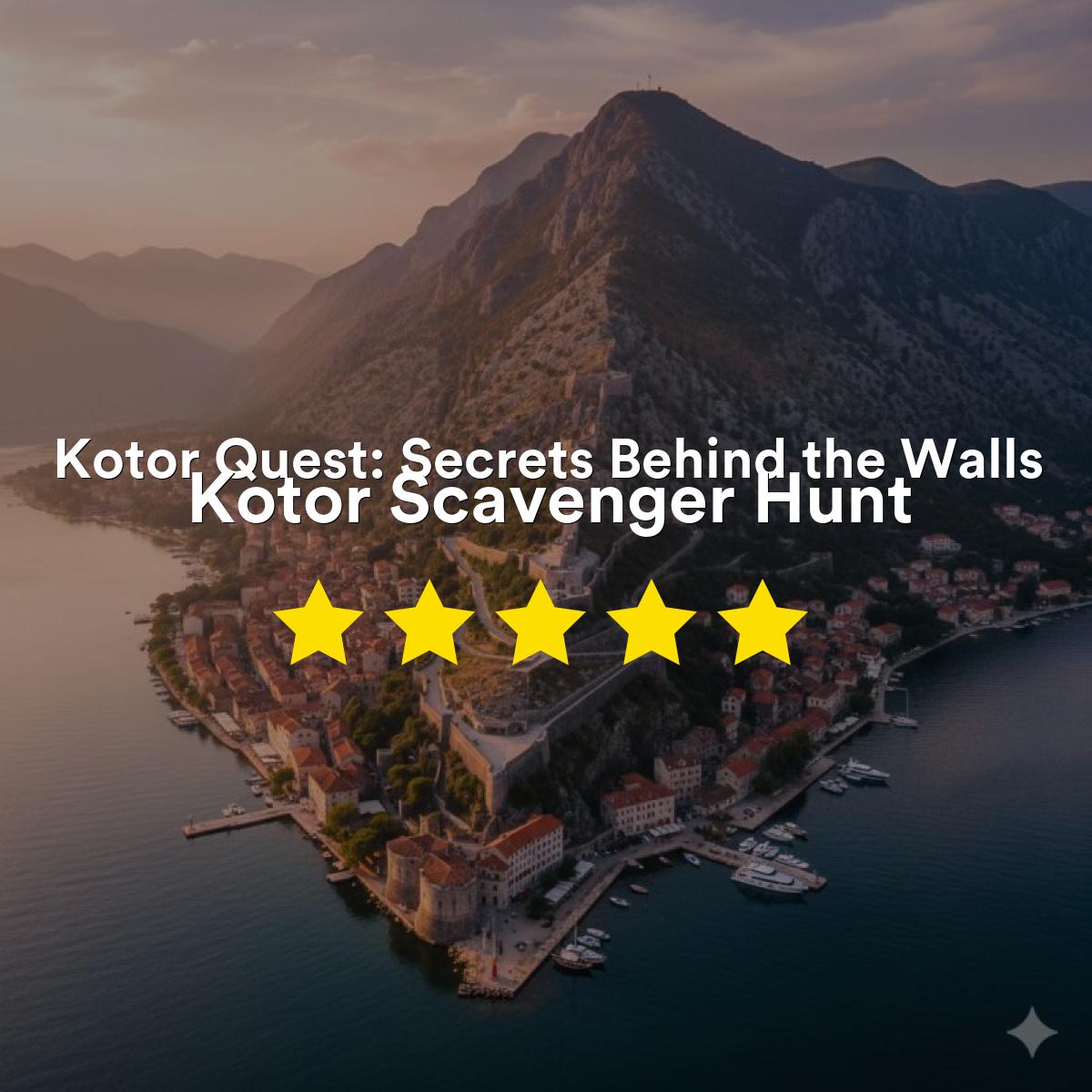 Kotor Team Building Scavenger Hunt Activities | Let's Roam