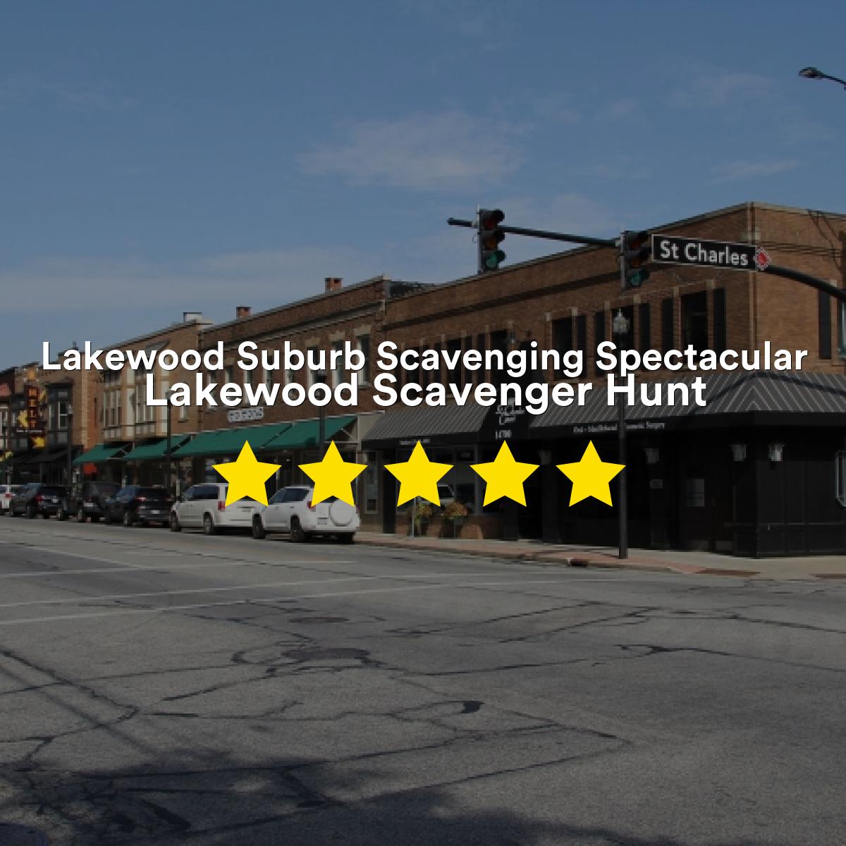 Lakewood Ohio Scavenger Hunt: Lakewood Suburb Scavenging Spectacular
