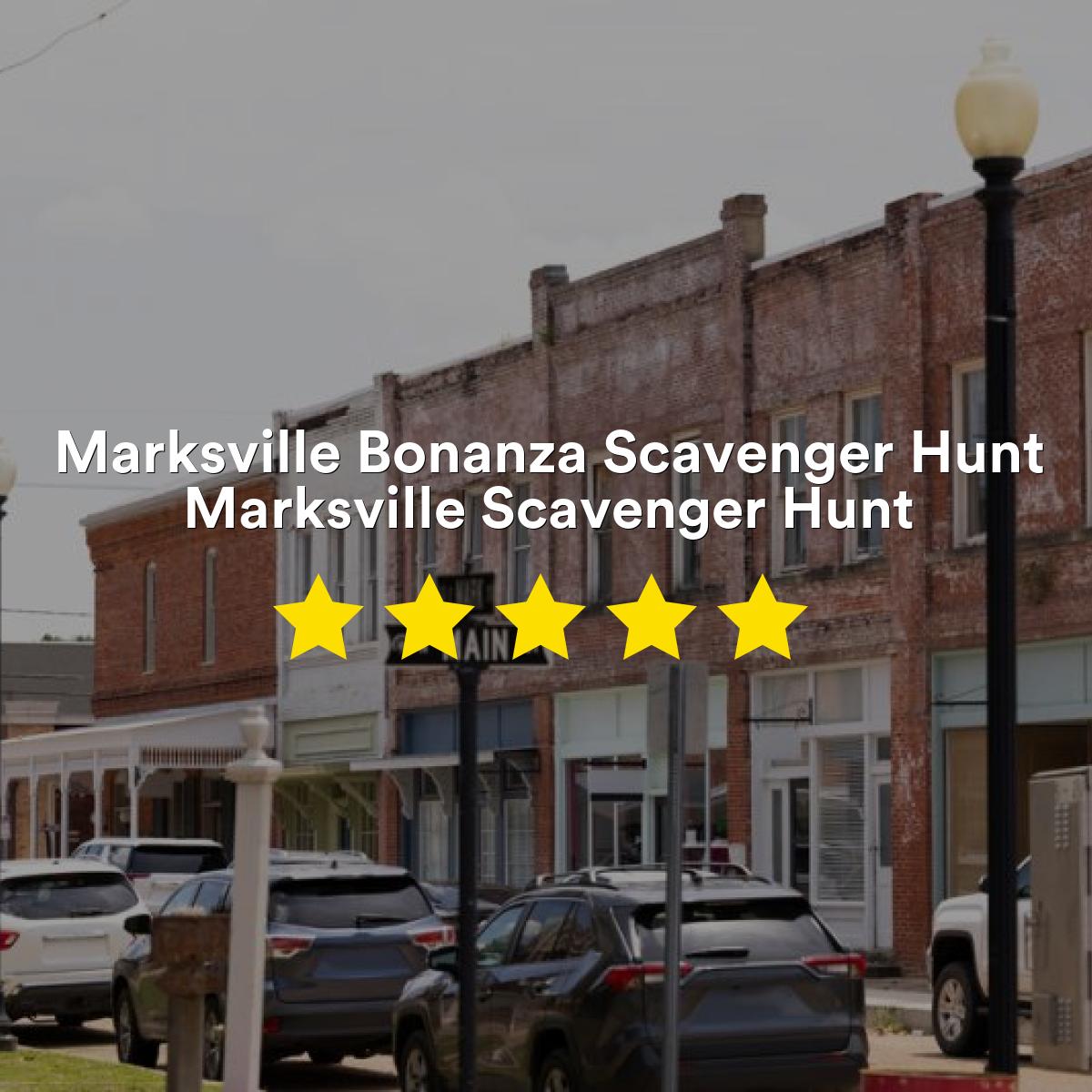 Marksville Team Building Scavenger Hunt Activities