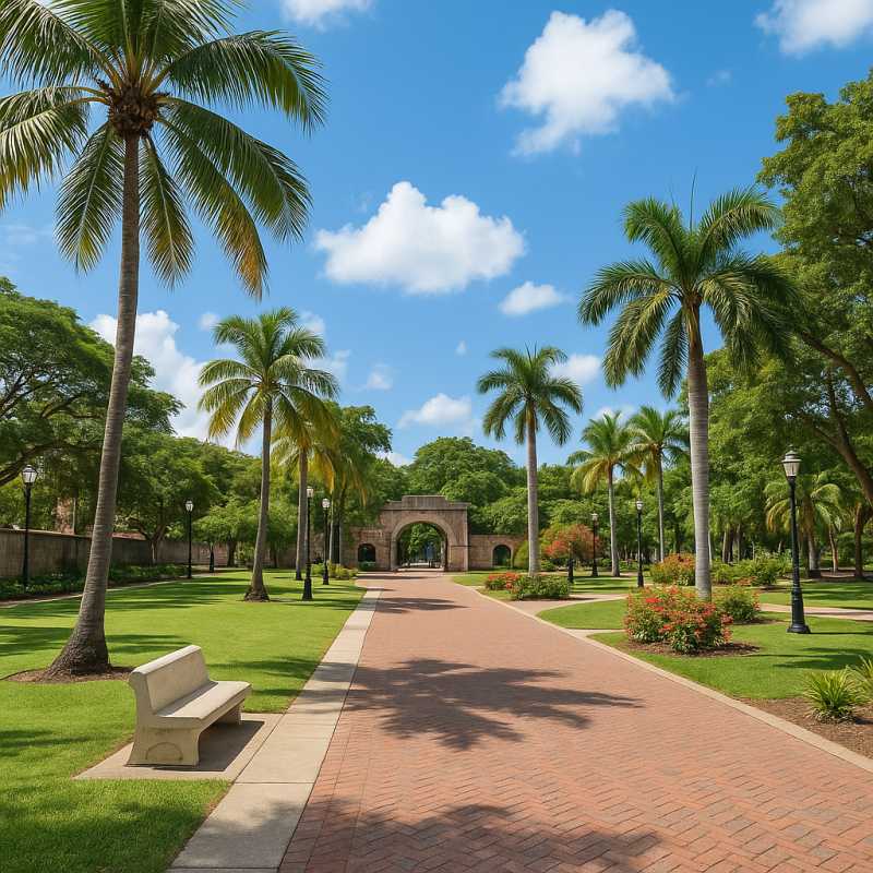 Old San Juan Downtown Scavenger Hunt: Parque Luis Munoz Rivera Hunt