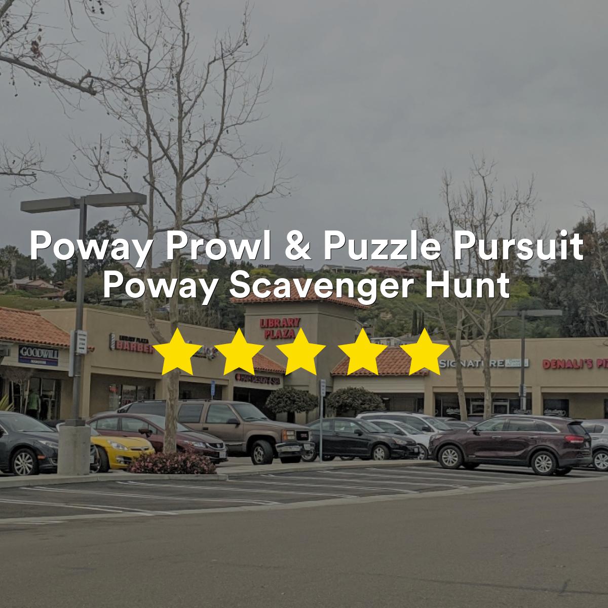 Poway Scavenger Hunt: Poway Prowl & Puzzle Pursuit