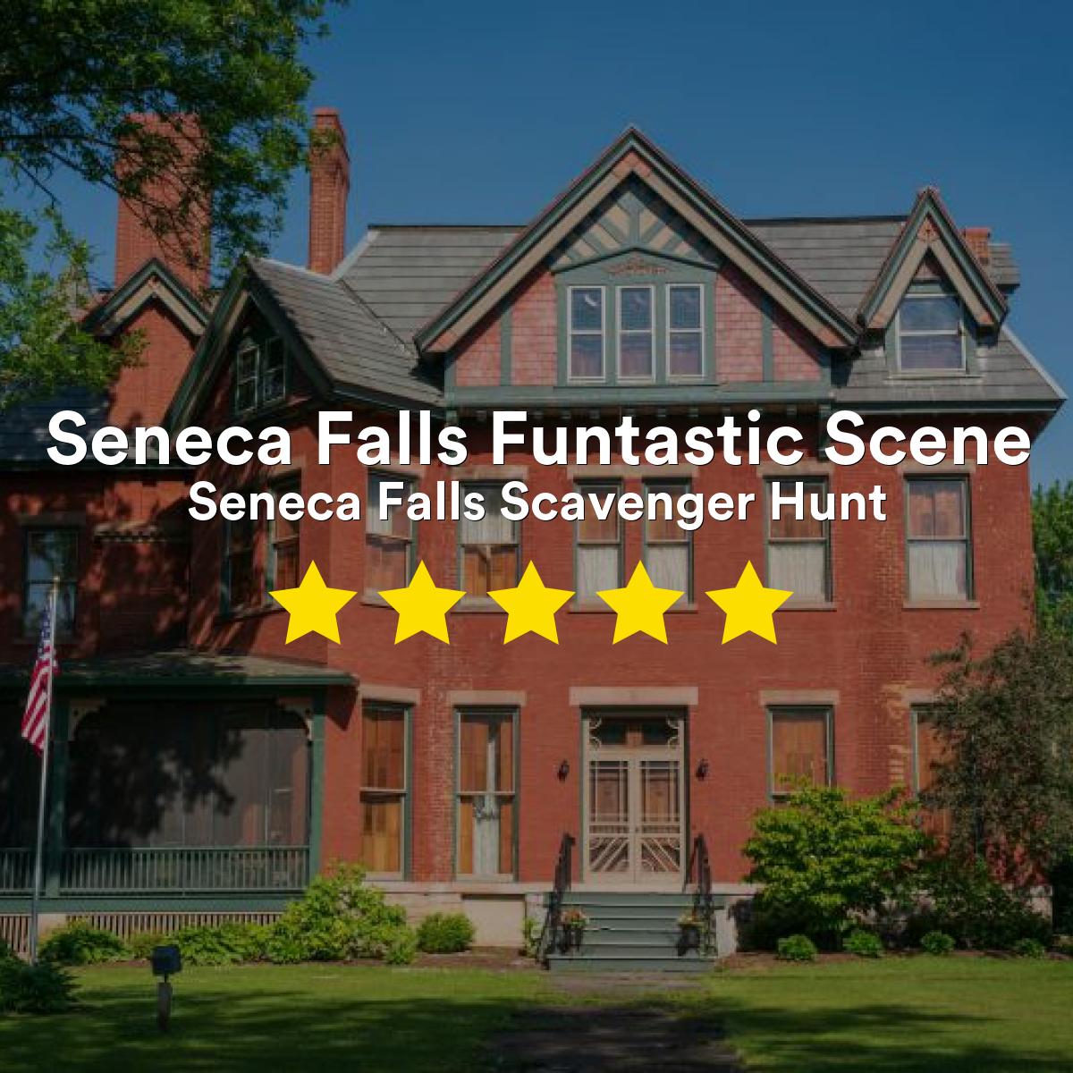 Seneca Falls Scavenger Hunt: Seneca Falls Funtastic Scene
