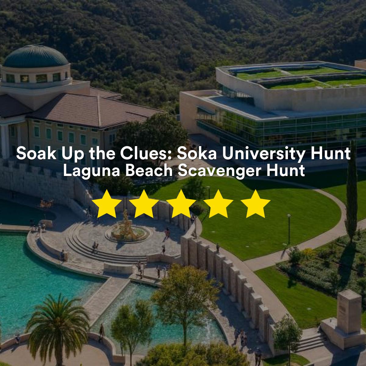 Soka University of America Scavenger Hunt: Soak Up the Clues: Soka ...