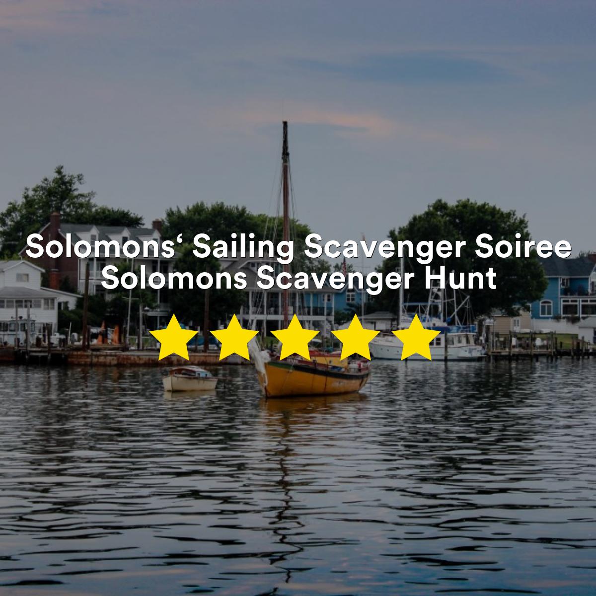 Solomons Team Building Scavenger Hunt Activities