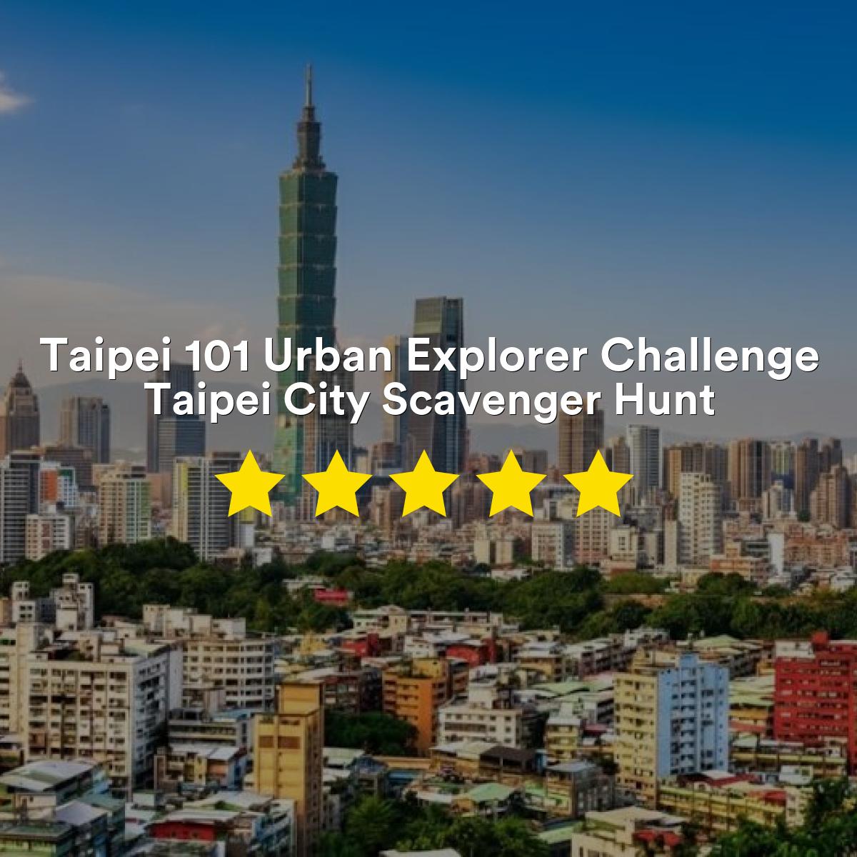 Taipei City Team Building Scavenger Hunt Activities