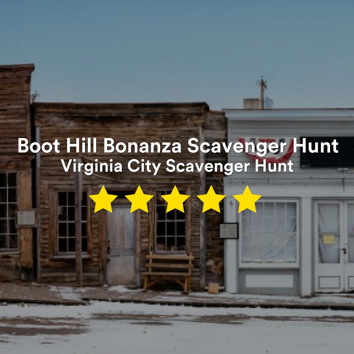 Virginia City Montana Scavenger Hunt: Boot Hill Bonanza Scavenger Hunt