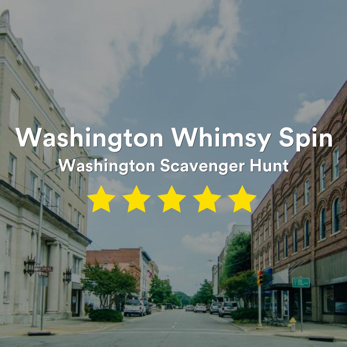 Washington North Carolina Scavenger Hunt: Washington Whimsy Scavenger Hunt